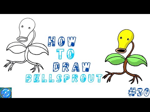 How To Draw Bellsprout|Pokemon - YouTube