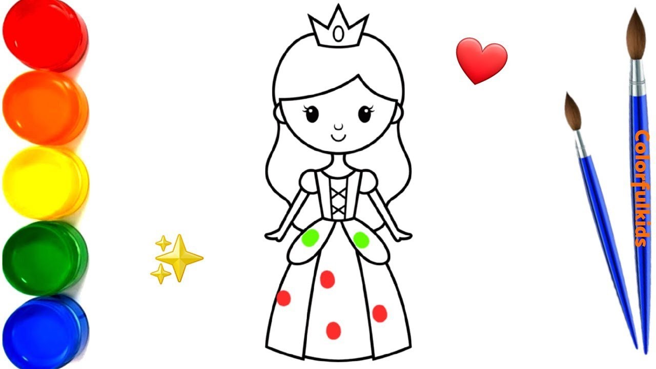 Fairy Drawing for kids | Pari drawing - YouTube