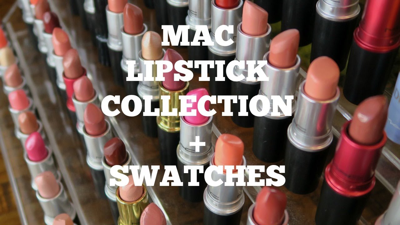 MAC Lipstick Collection & Swatches - YouTube