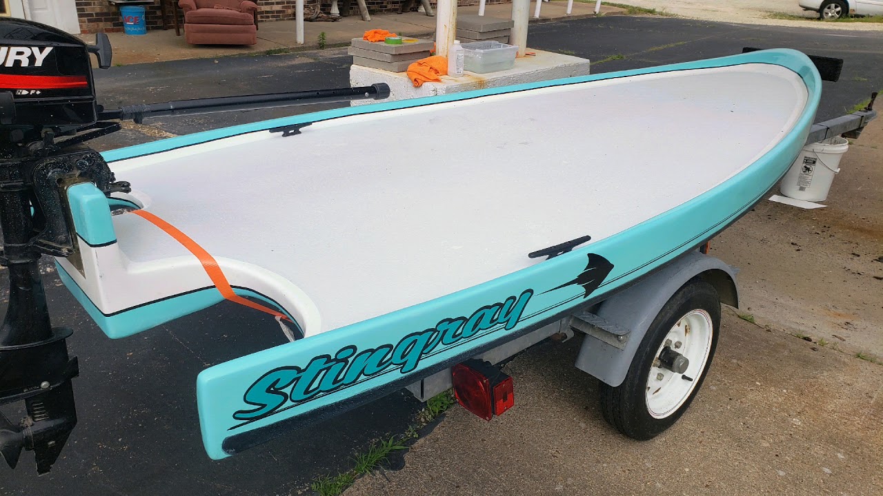 Stingray diy micro skiff - YouTube