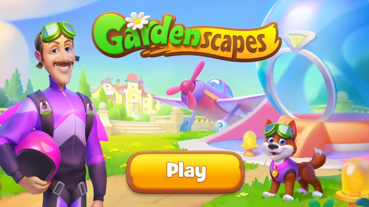 Gardenscapes - Storyline Area 9 - Stable Garden (Day 2) - YouTube