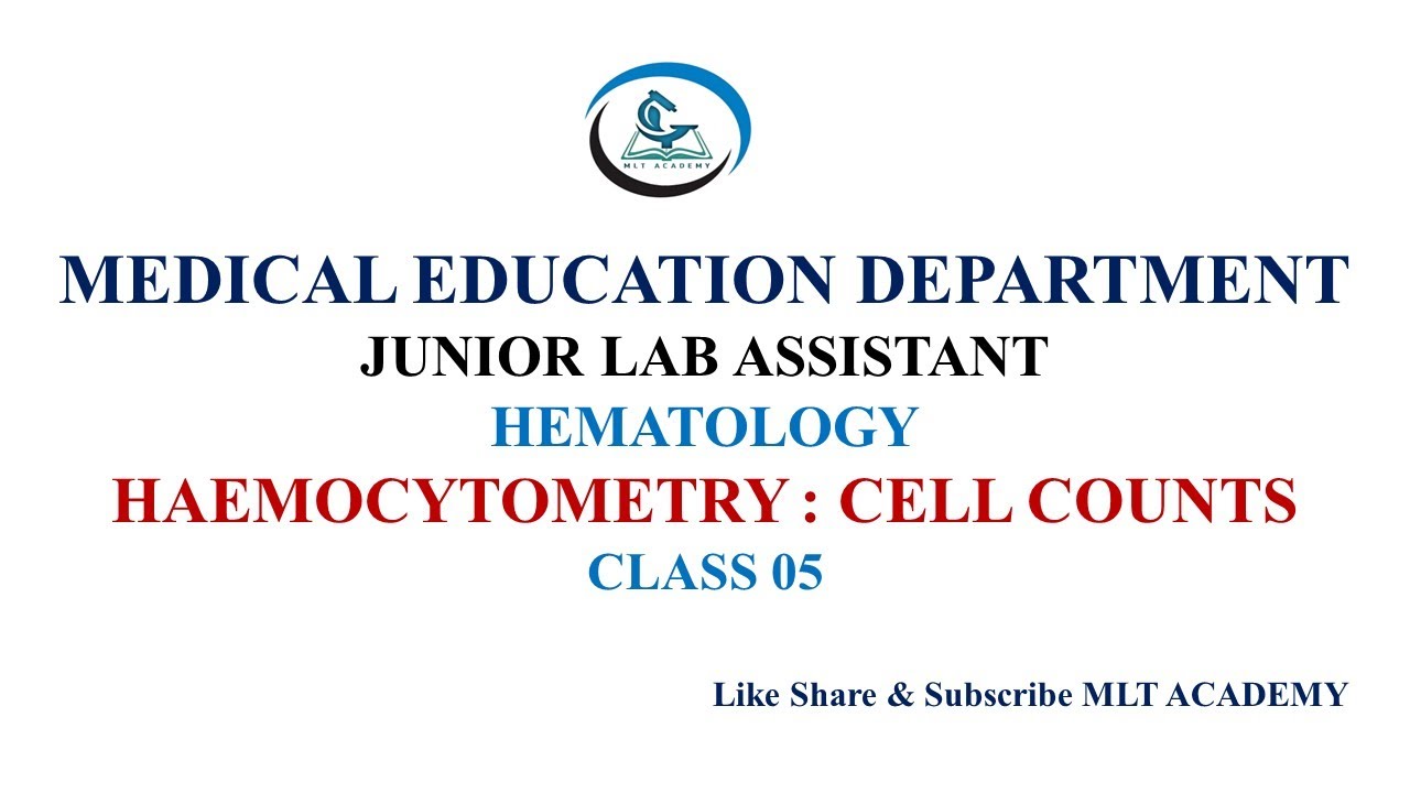 |HAEMOCYTOMETRY|COUNTING CHAMBER|IMPROVED NEUBAUER|HAEMATOLOGY|JUNIOR ...