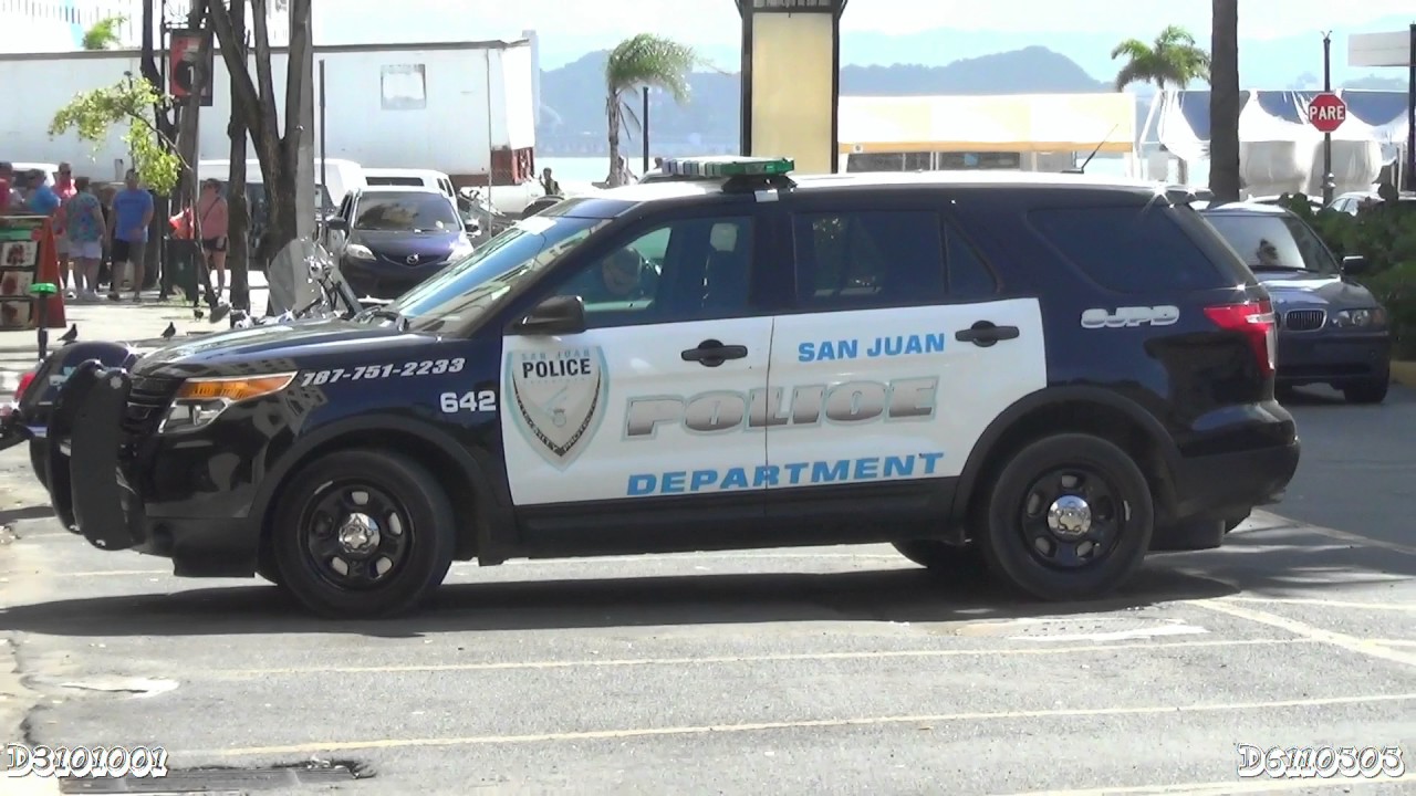 San Juan Police vehicle (Puerto Rico, USA) - YouTube