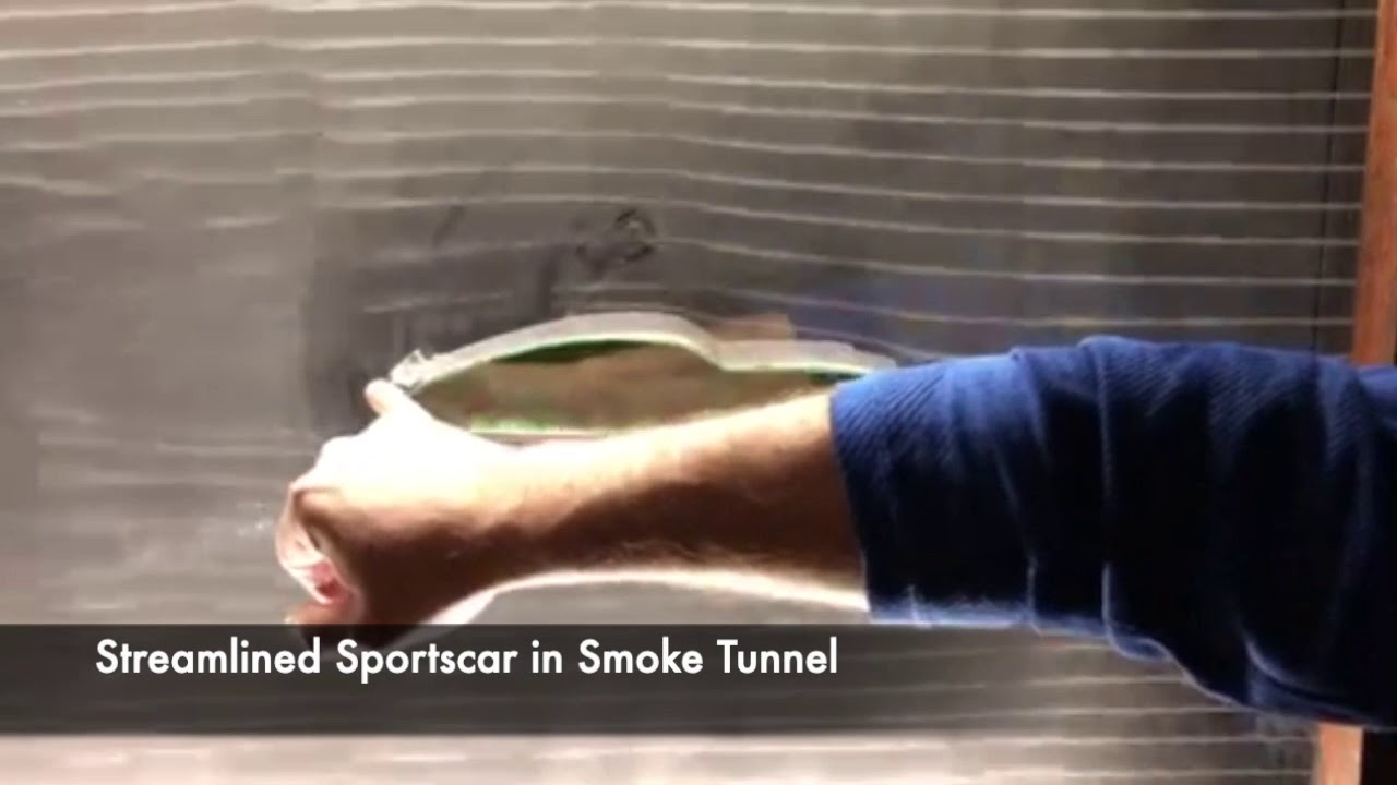 Smoke Tunnel Demo of Various Airfoil Shapes at US Air Force Academy ...