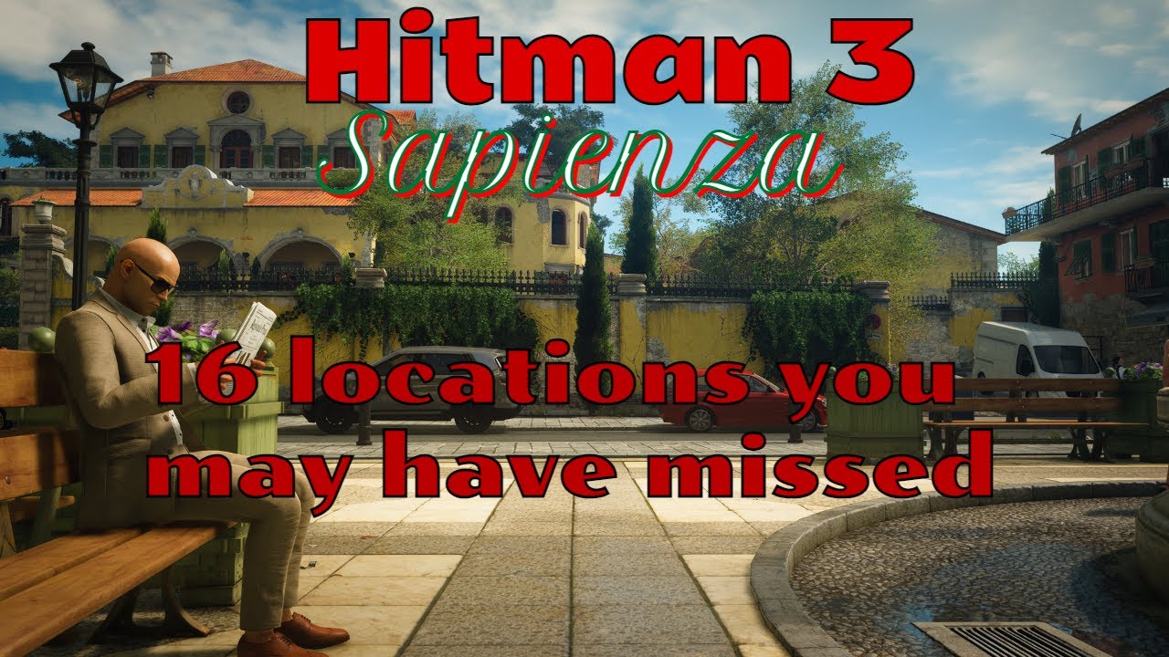 Hitman 3: 16 Locations you may have missed in Sapienza, Italy - YouTube
