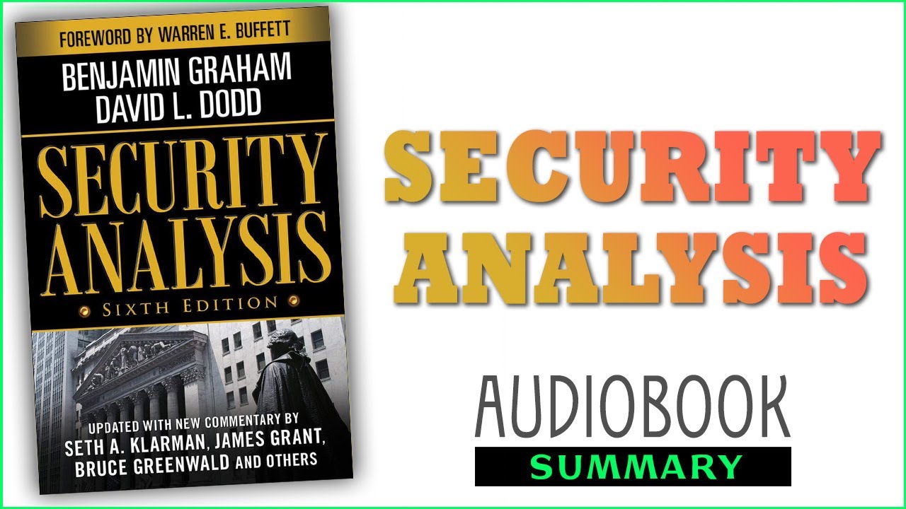 ⭐Security Analysis - Benjamin Graham - Free Audiobook - YouTube