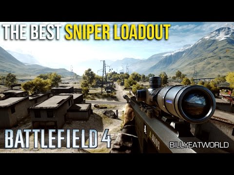Battlefield 4 (PS4) - The Best Sniper Loadout IMO - M98B + 93R - YouTube