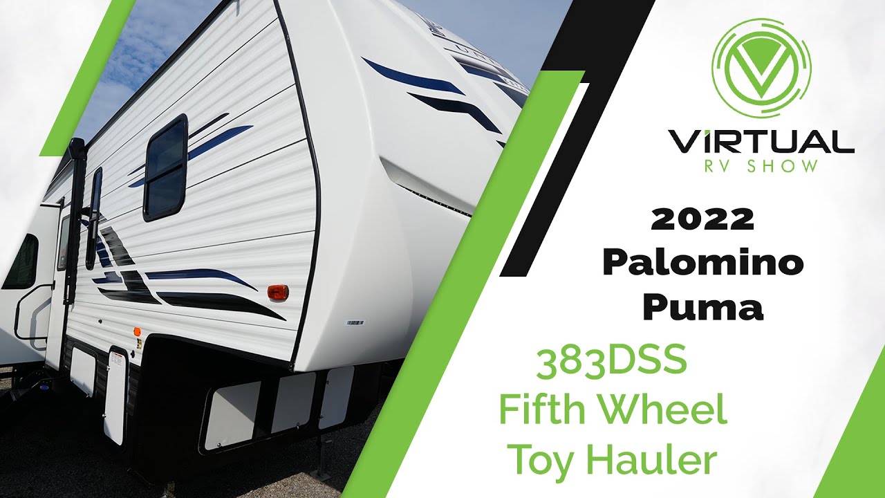 Puma Toy Hauler Fifth Wheels 2019 Palomino Puma 384FQS Toy Hauler