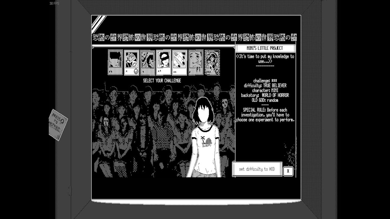 World of Horror [Mimi's Little Project] Challenge Playthrough - YouTube