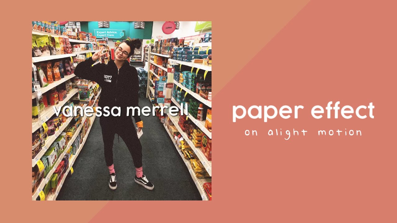 paper effect || alight motion - YouTube