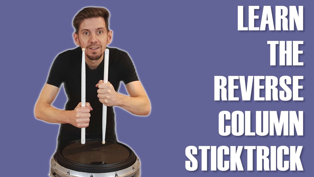 The Reverse Column Stick Place - Drumline Stick Tricks - YouTube