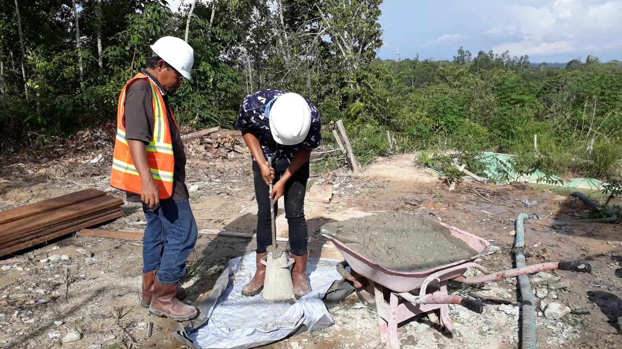 Uji Nilai Slump - YouTube