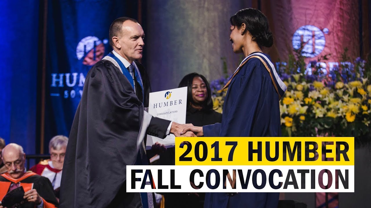 2017 Humber Fall Convocation - YouTube