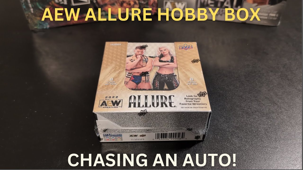 AEW Allure 2022 Hobby Box Opening! Still chasing an auto! - YouTube