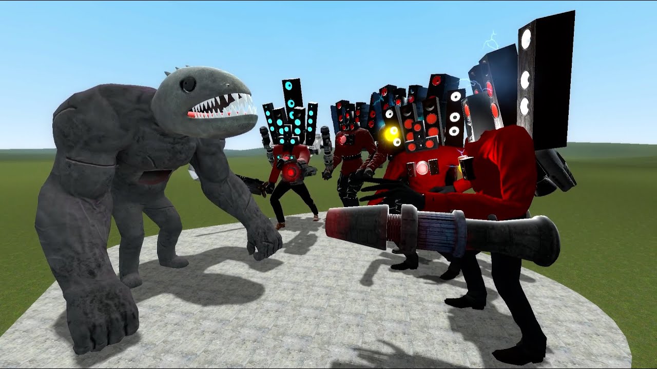 Behemoth Builders VS SPEAKERMAN PACKS in Garry's Mod - YouTube