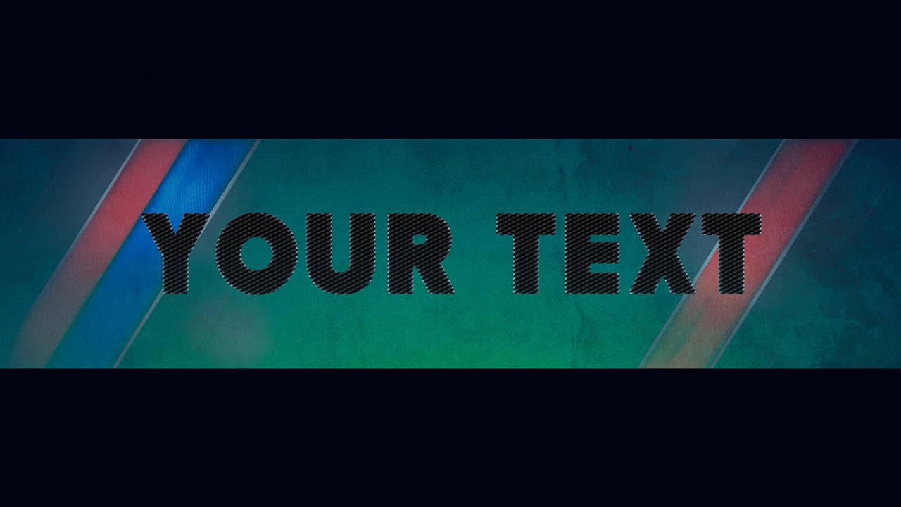 PREMIUM YouTube Banner Template | Photoshop Template - YouTube