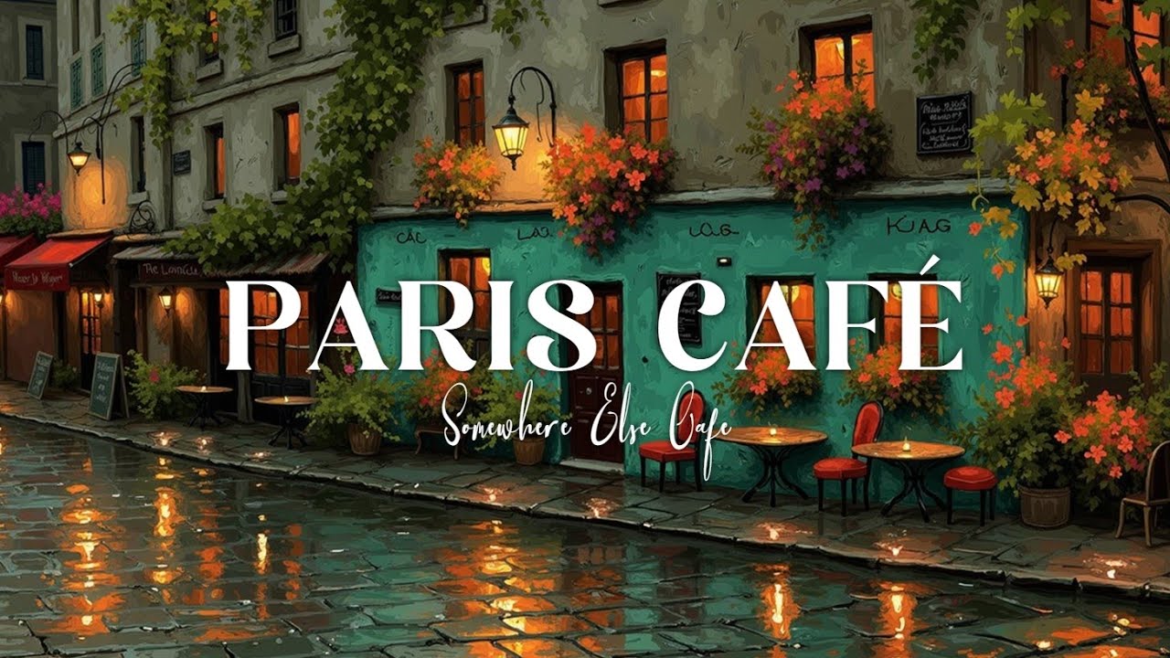 French Cafe Sounds & Music | Calm Piano Jazz for Deep Work & Relaxation ...