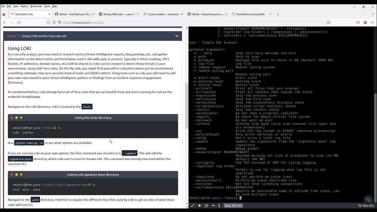 [Walkthroughs] TryHackMe room "Yara" Writeup - Part 1 - YouTube
