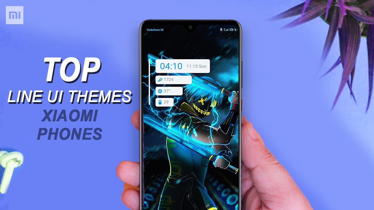 Most Popular Line UI Themes For MIUI Devices - YouTube