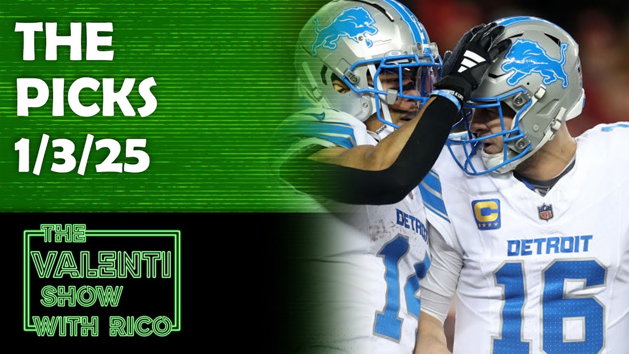 The Picks | 1/3/25 | The Valenti Show with Rico - YouTube