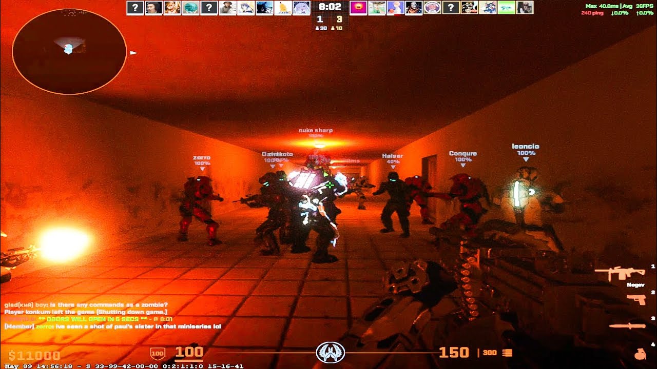 CS2 Zombie Escape Mod - ze_slender_escape_p - Stage 2 - On GFL - YouTube