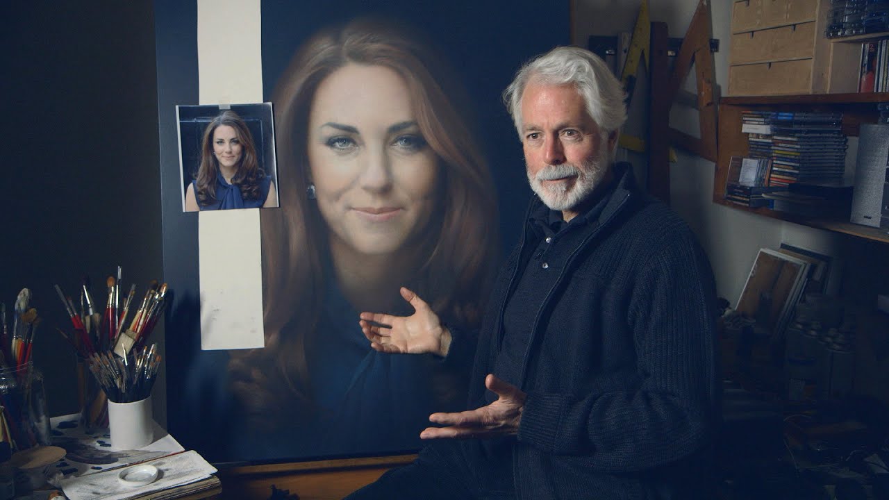 For NPG - HRH The Duchess of Cambridge by Paul Emsley - YouTube