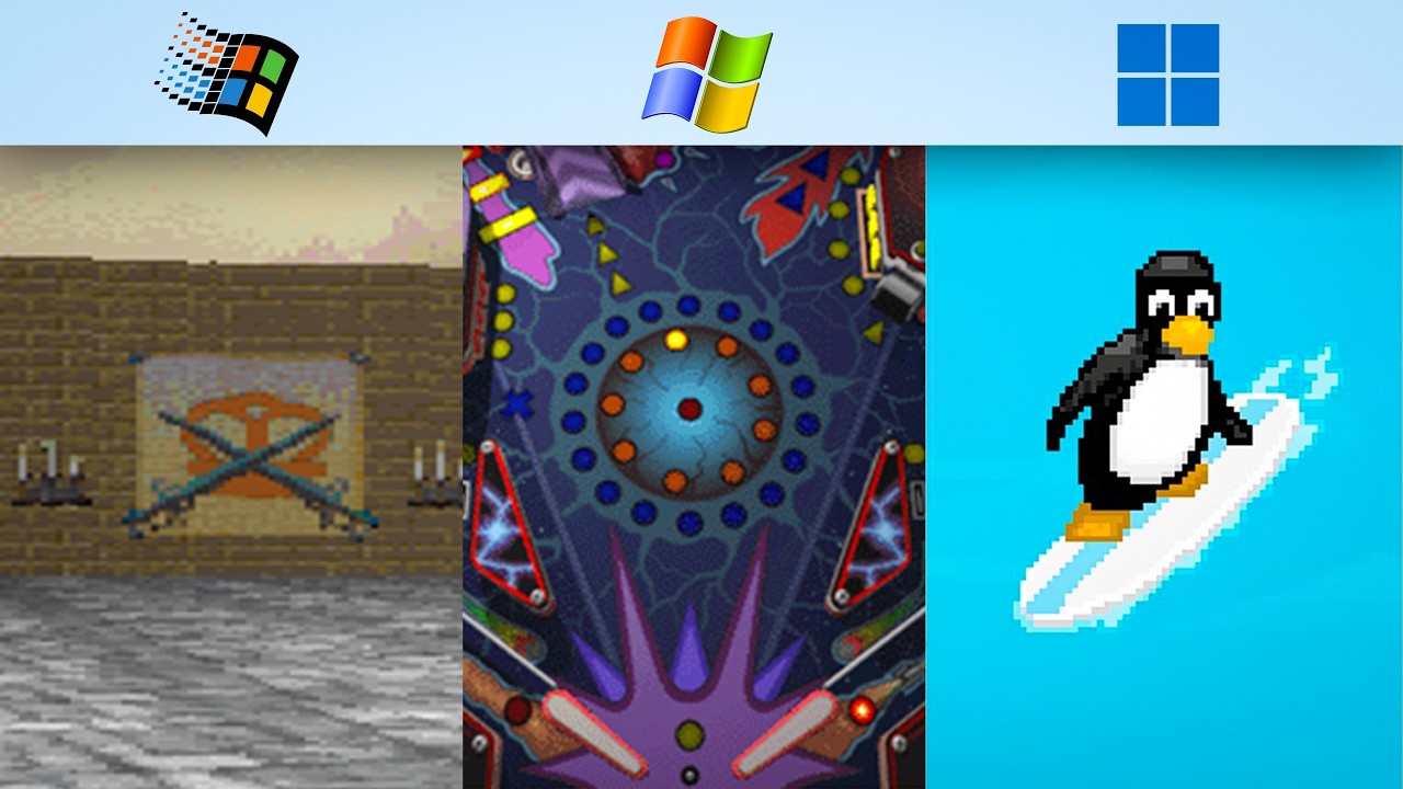 I Played Every Hidden Game in Windows OS - YouTube