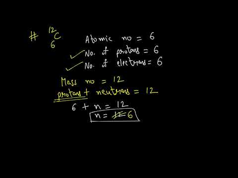 How to find protons electrons and neutrons | Structure of Atom Class 9 ...