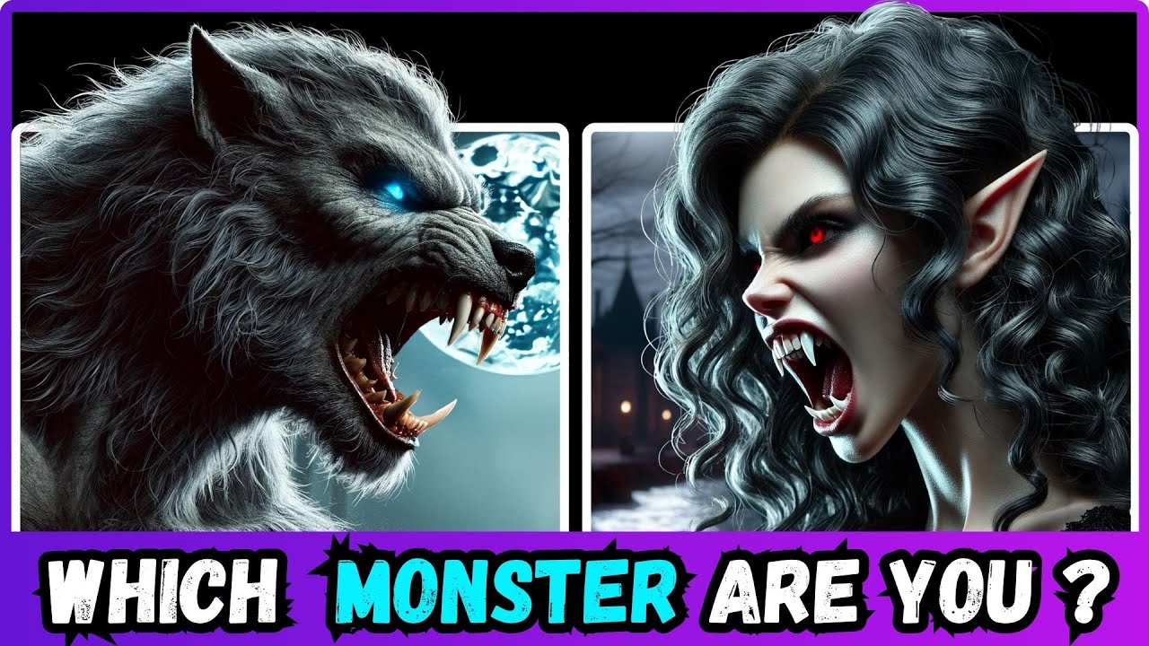🎃 Which MONSTER Are You?🎃Spooky Personality Quiz🐺🎃 Unmask Your Inner ...