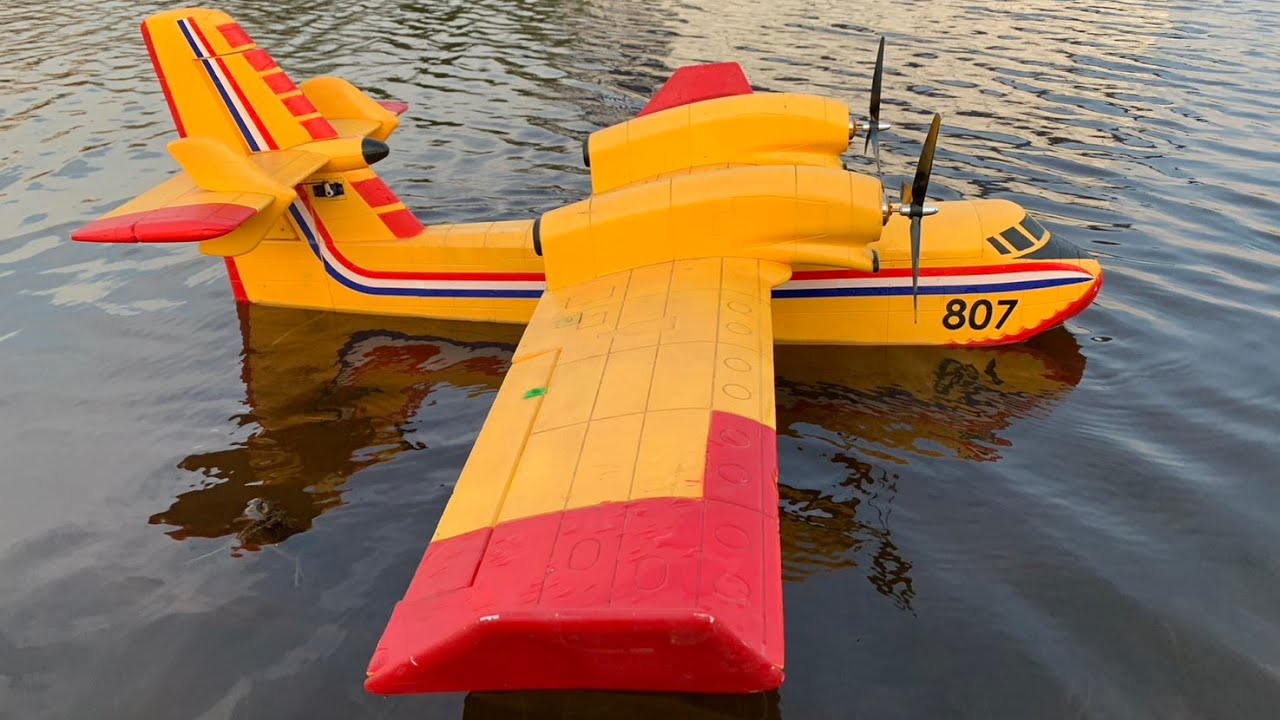 Rc Scale Canadair CL-415 First Flight..!! - YouTube