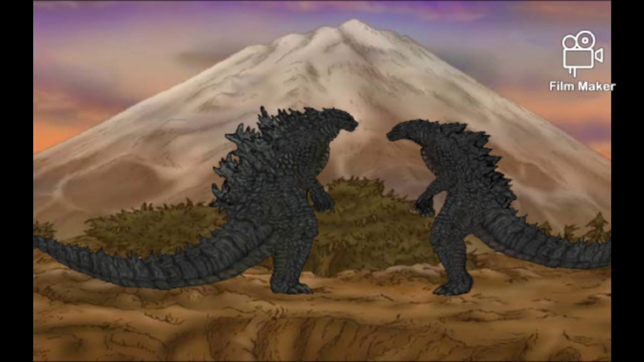legendary godzilla and legendary gojirin sings falling inside the black ...