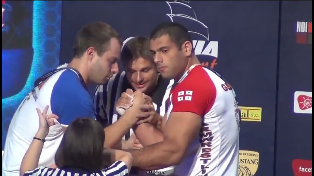 Ivan Matyushenko vs not real Levan Saginashvili WAF 2013 (110kg) - YouTube
