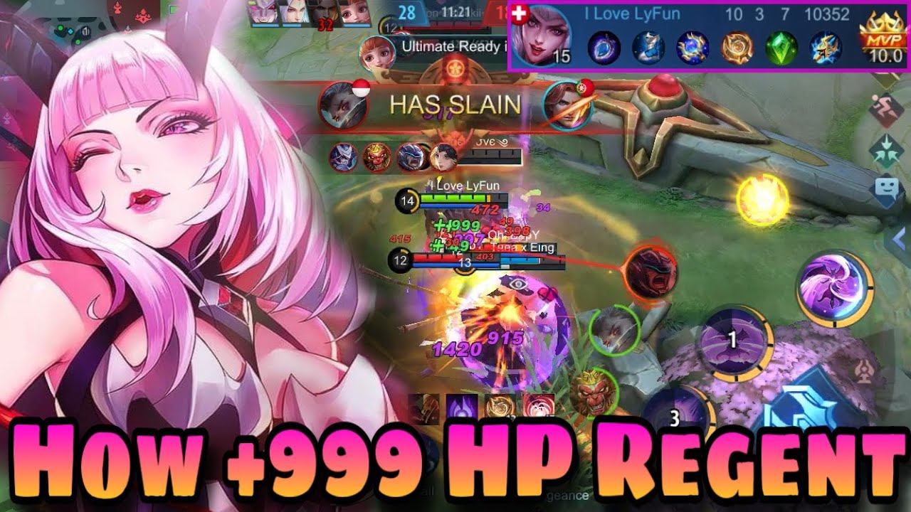 HOW +999 HP REGENT - ALICE BEST BUILD 2021 | ALICE TOP GLOBAL GAMEPLAY ...