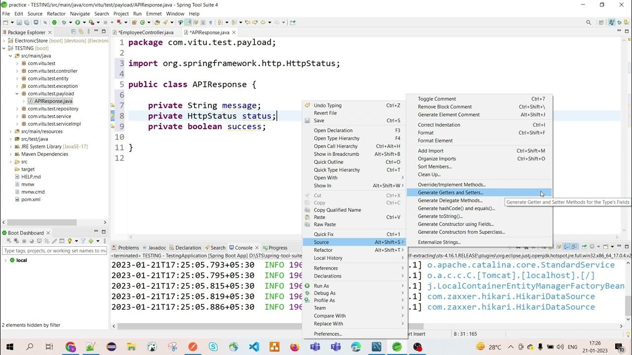HOW TO USE HTTP STATUS CODE IN SPRING BOOT APPLICATION - YouTube