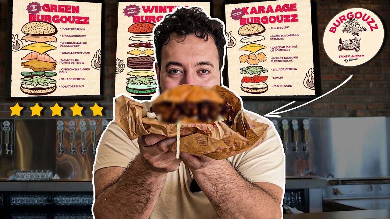 Mardi Graille #1 - Je teste BURGOUZZ par VALOUZZ en étant honnête😱 ...