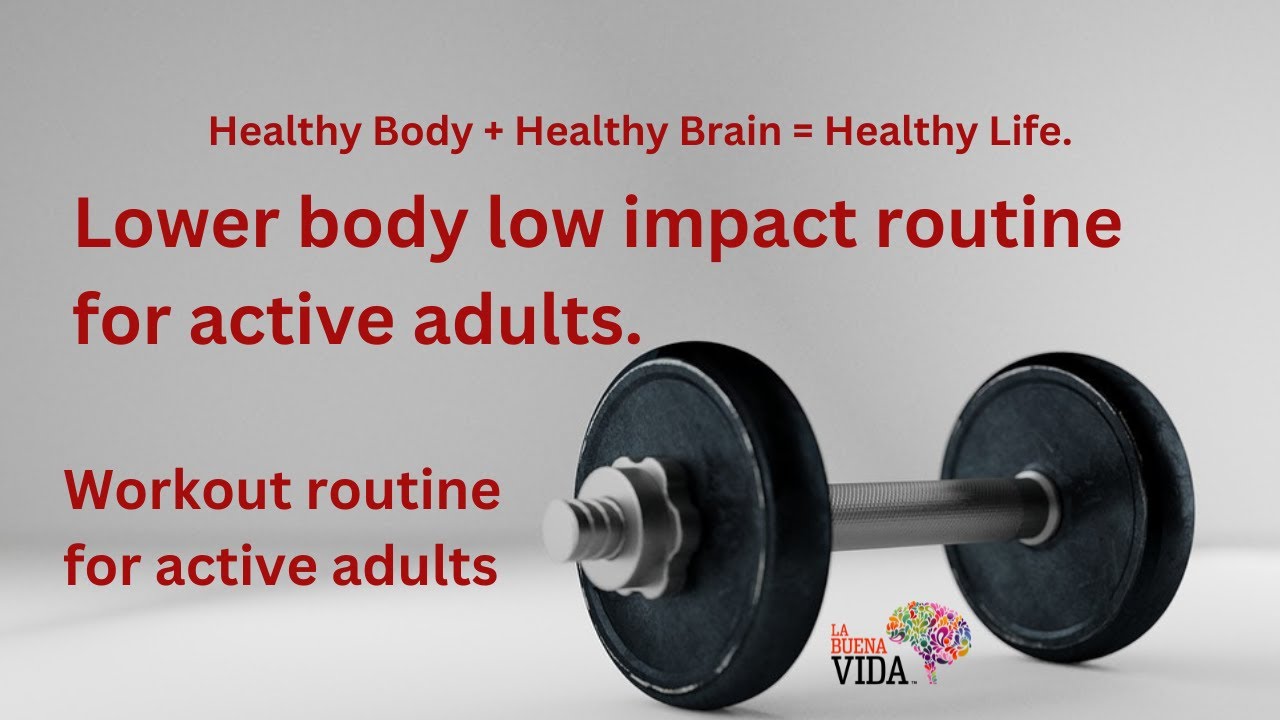 Low Impact Lower Body Workout for active older adults . - YouTube