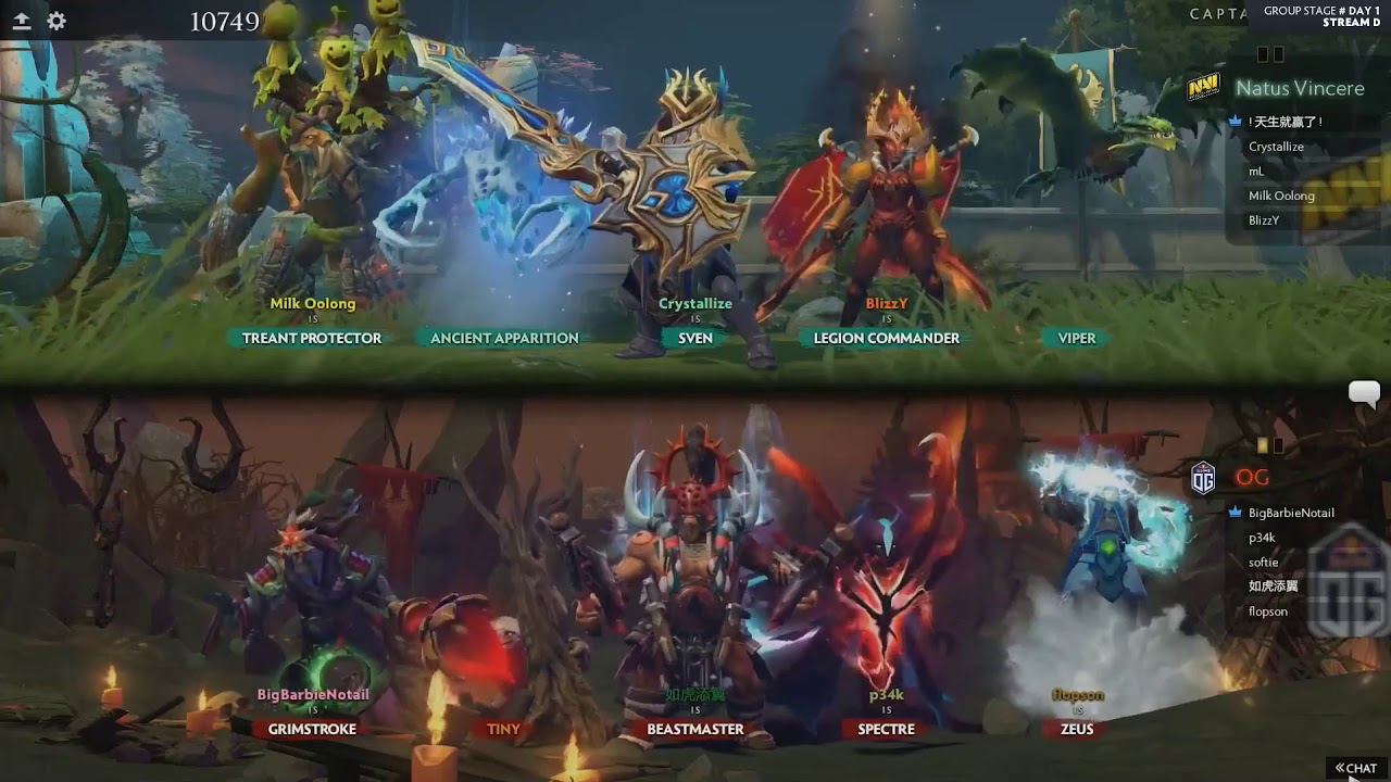 OG vs NAVI TI9 Group Stage Day 1 Highlights - YouTube