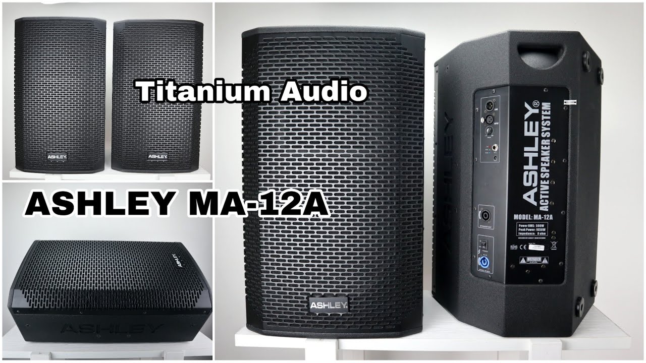 AKTIF SPEAKER ASHLEY MA-12 - YouTube