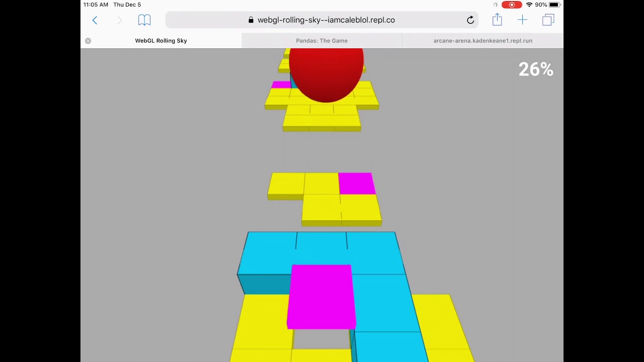 WebGL Rolling Sky All Levels - YouTube