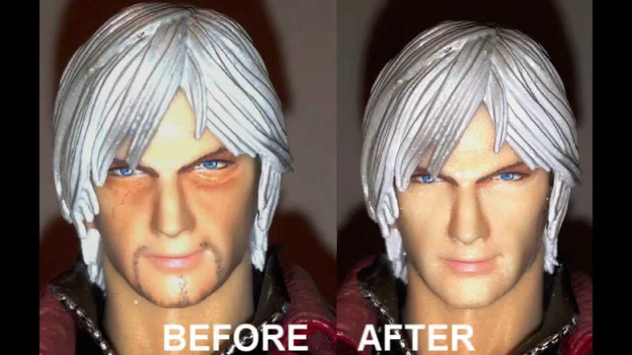 Dante Custom Play Arts Face Fix - YouTube
