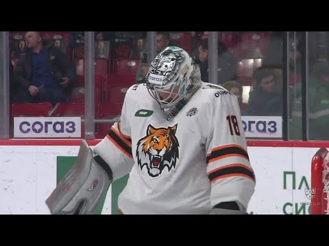 Аликин выручает "Амур" / Alikin saves on Pulkkinen shot - YouTube