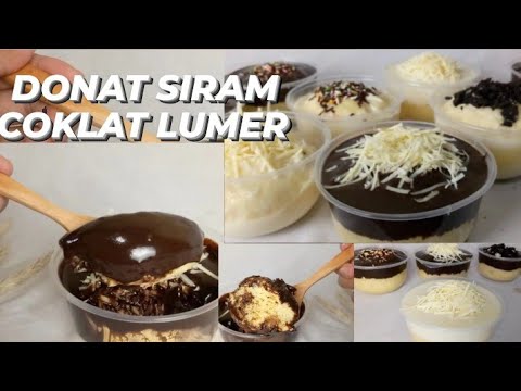 DONAT SIRAM COKLAT LUMER | donat yang lembut dengan coklat yang lumer ...