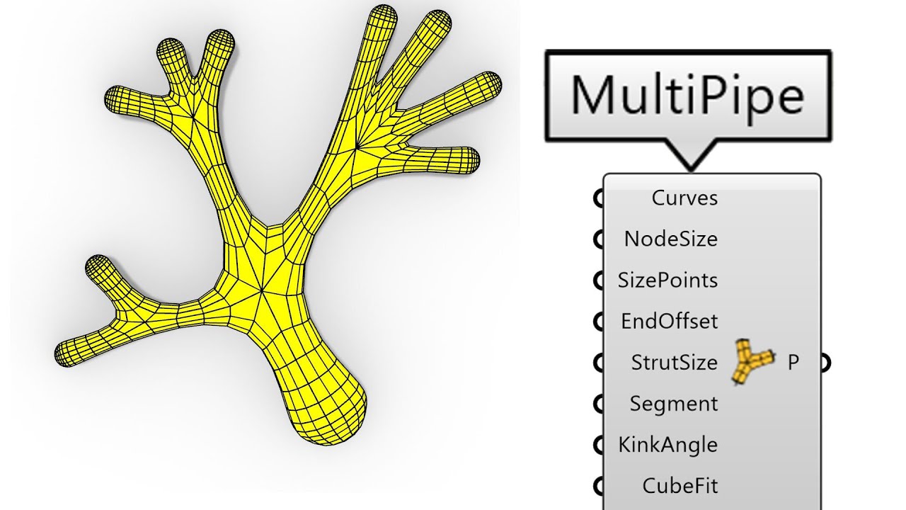 Grasshopper Tutorial (Multipipe Strcuture) - YouTube