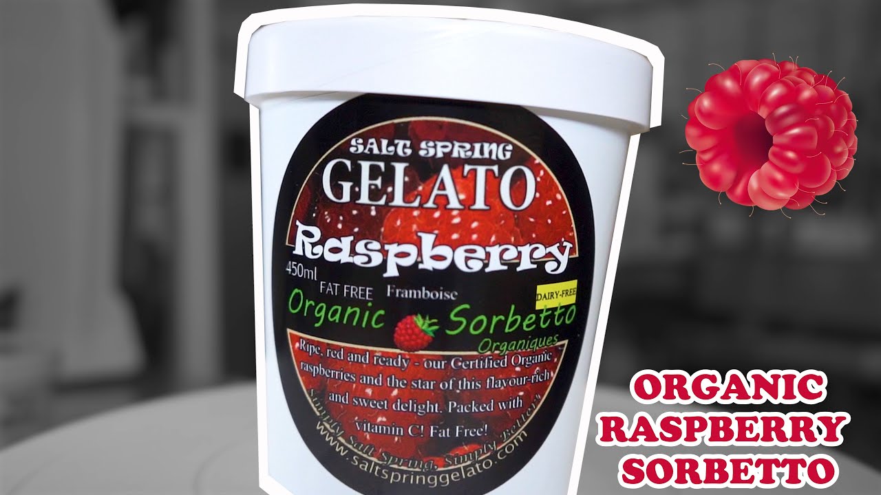 ORGANIC RASPBERRY SORBETTO PINTS. A RICH AND SWEET DELIGHT. RICH IN ...