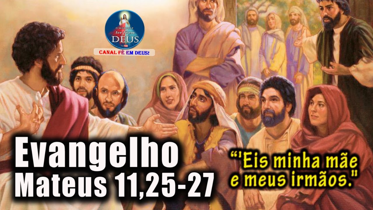 Evangelho de Mateus 12,46-50, com reflexão. "'Eis minha mãe e meus ...