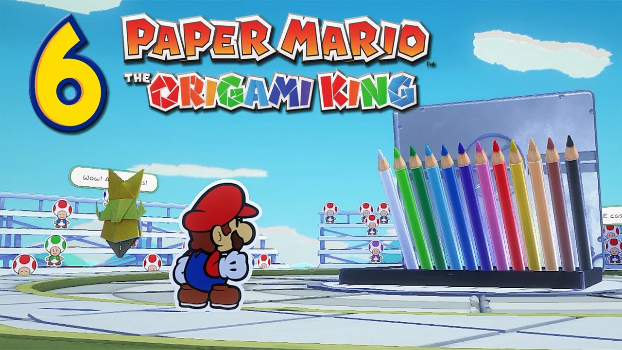 Paper Mario: The ORIGAMI KING | Overlook Tower + BOSS | Walkthrough 6 ...