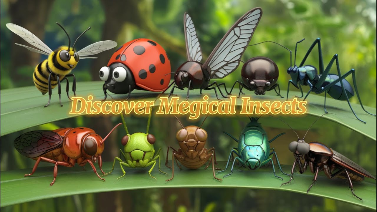 kids let's learn about insects #insects #learning #toddler - YouTube
