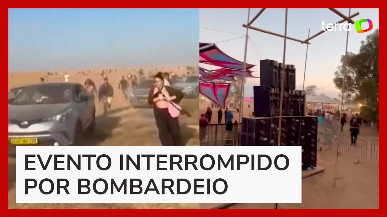 Vídeo mostra jovens fugindo após Hamas invadir rave brasileira no ...