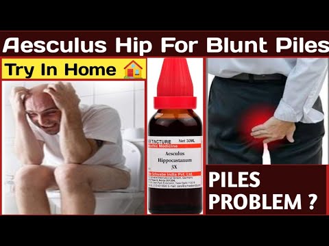 Aesculus Hip For Blunt Piles | Piles Best Medicine | Piles ...