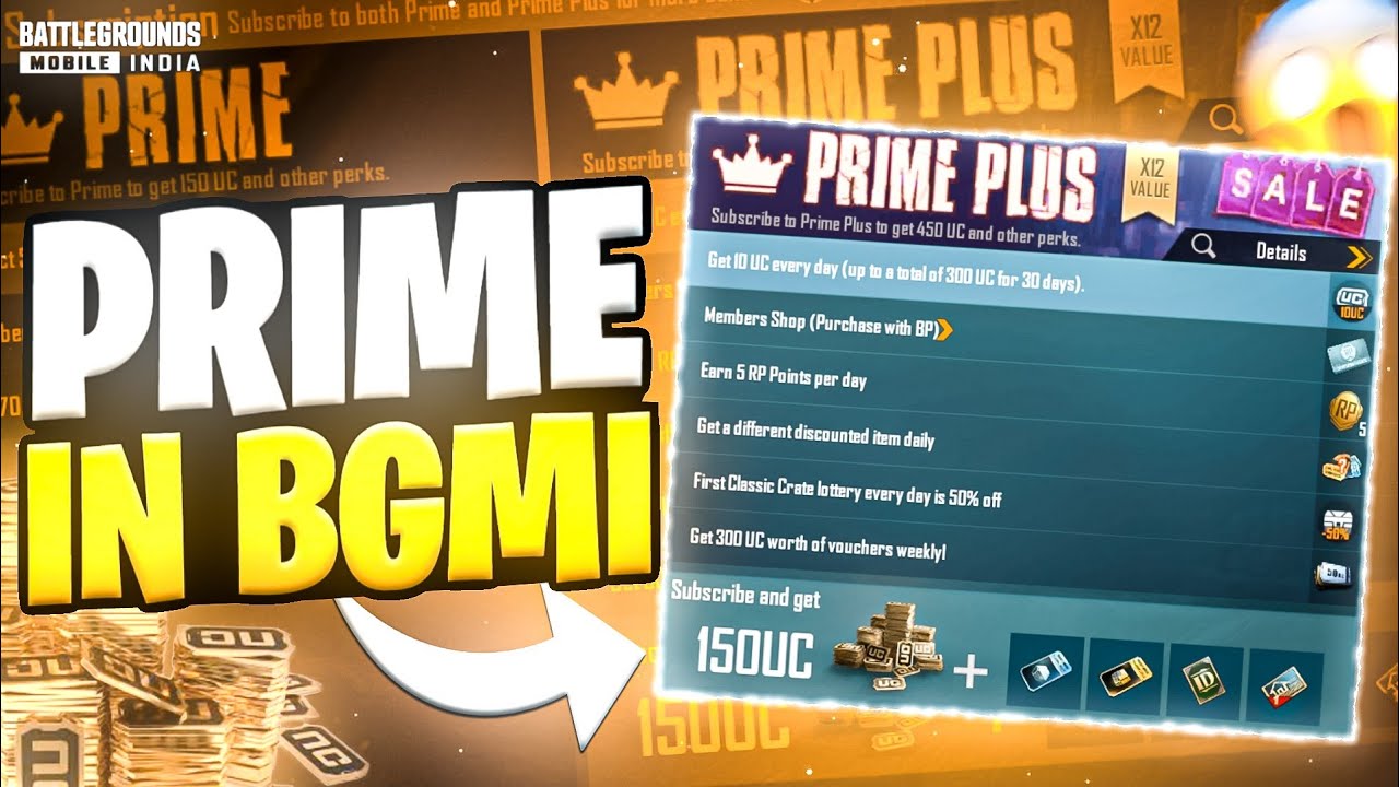 Finally BGMI Prime Subscription Is Here | How To Buy Prime & Prime Plus ...